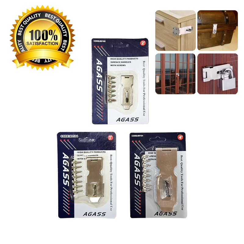 YY DiY High Quality Stainless Steel Hasp & Staple for Safety Security ...