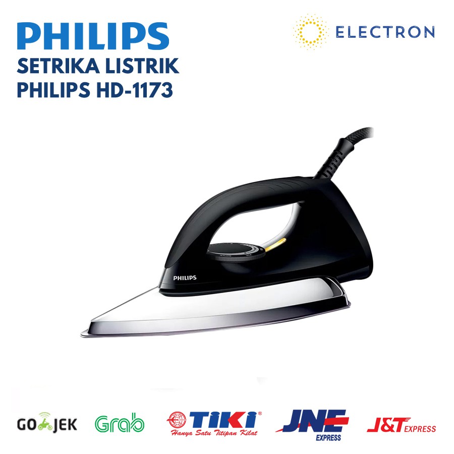 Dry Iron Philips HD1173 HD 1173 350W (Electric Iron) | Shopee Malaysia