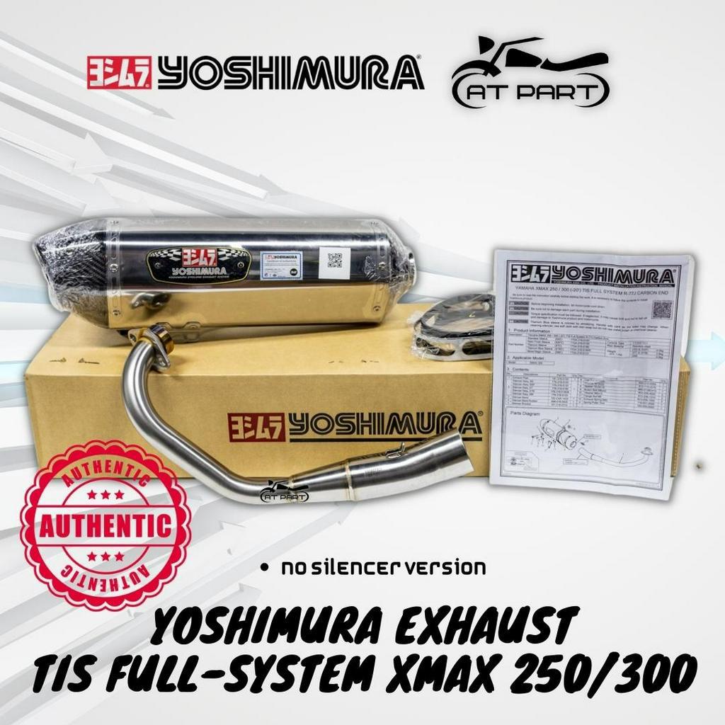YOSHIMURA FULL SYSTEM EXHAUST R-77J XMAX250 / 300 ORIGINAL 100% ...