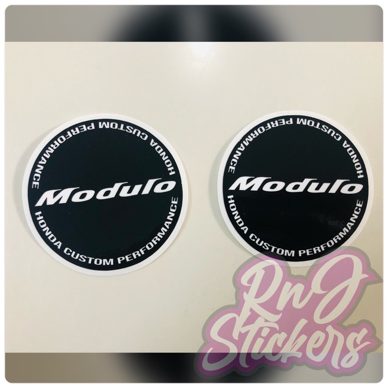 Modulo Center Cap Sticker - 2pcs | Shopee Malaysia