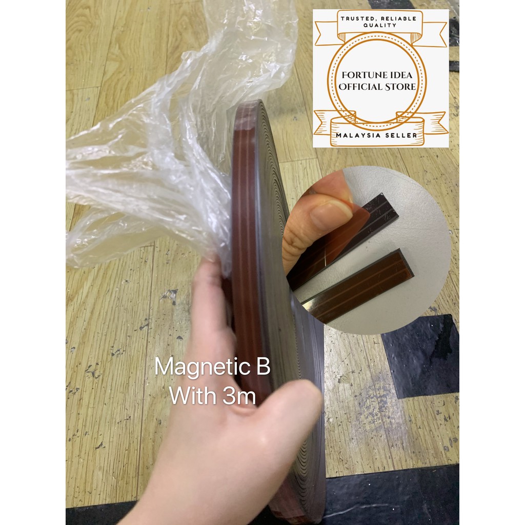 MAGNETIC B TYPE WITH 3M (DIY) / MAGNETIC A TYPE W/O 3M (DIY) | Shopee ...