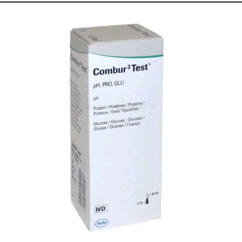 Roche Combur 3 Test - urine test (50 tests) | Shopee Malaysia
