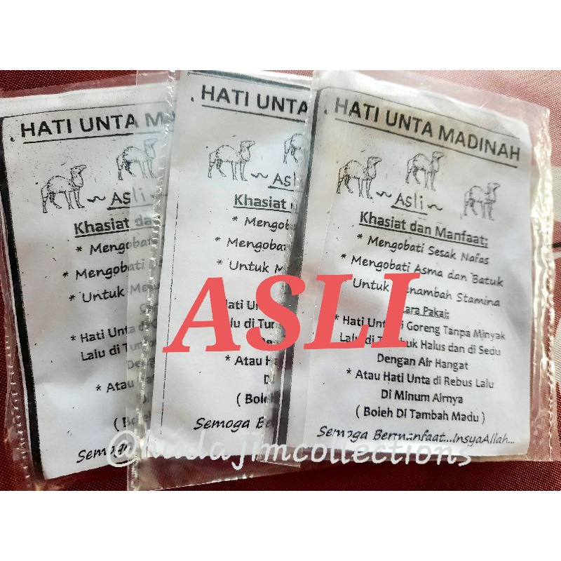 Hati Unta Kering Asli 100% dari Madinah | Shopee Malaysia
