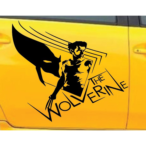 THE WOLVERINE LIMITED EDITION STICKER, STICKER BODY DAN CERMIN.STICKER ...