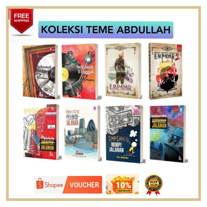 🔥 KOLEKSI NOVEL TEME ABDULLAH 🔥 SIRI JALANAN | Shopee Malaysia
