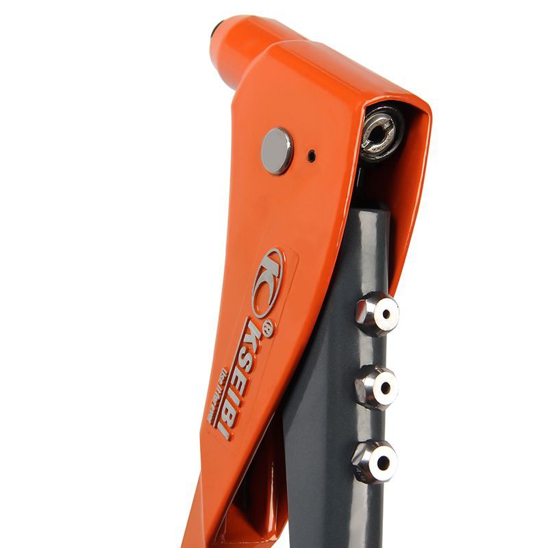 kseibi Heavy Duty 4 Head Nozzle Rivet Gun Hand Riveter Tools 10" HAND ...