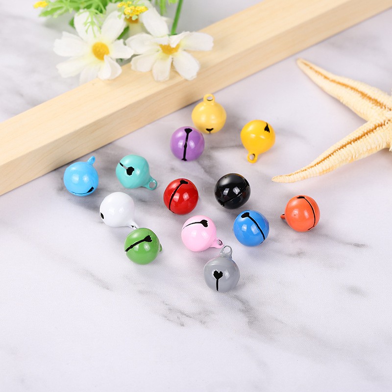（手工 diy / 1PCS）1.4cm Monochrome Bell Key Ring Accessories Immortal ...