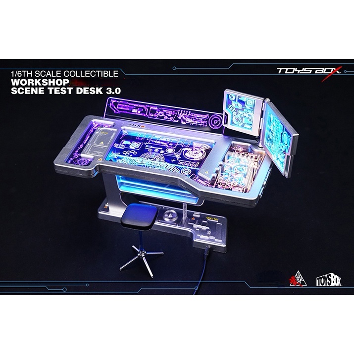 Toysbox 1/6 Tony Test Desk 3.0 Scene Display Table Suitable for HT 12 ...