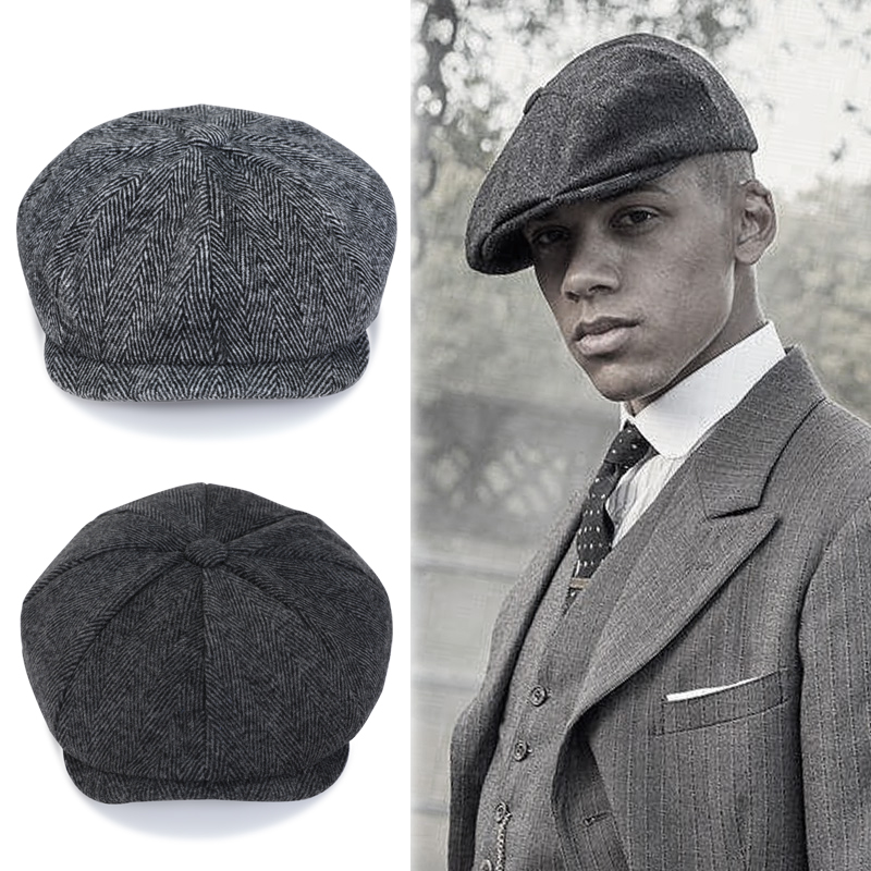 Razor Party Hat Peaky Blinder Beret Male Octagonal Cap Tide Painter Cap ...