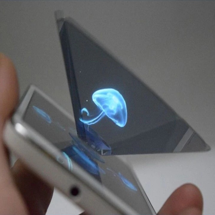 Durable Portable Mini DIY 3D Hologram Pyramid Smart Phone Screen ...