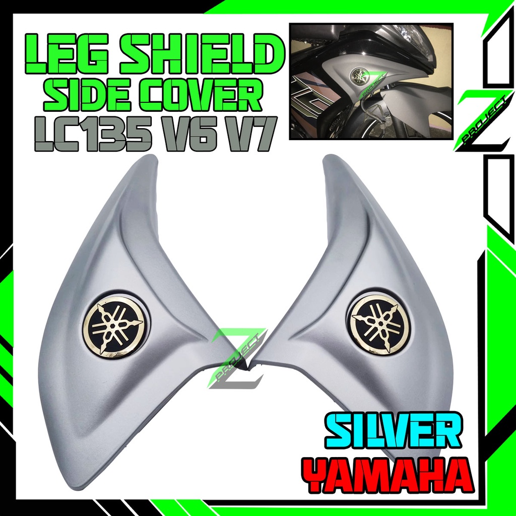 Yamaha Leg Shield Side Cover (Air Scoop) Lc135 New Lc135 V6 V7 Carbon ...