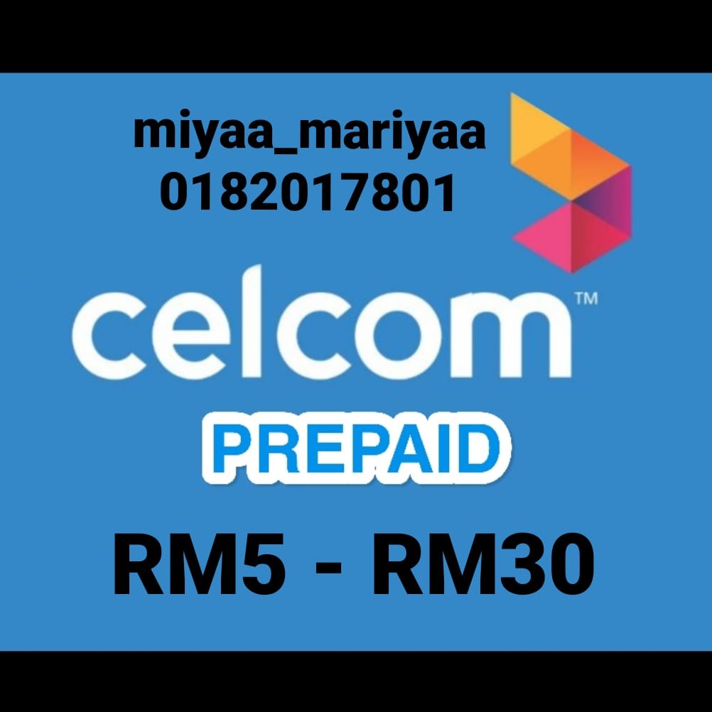 Celcom reload (Topup murah) | Shopee Malaysia