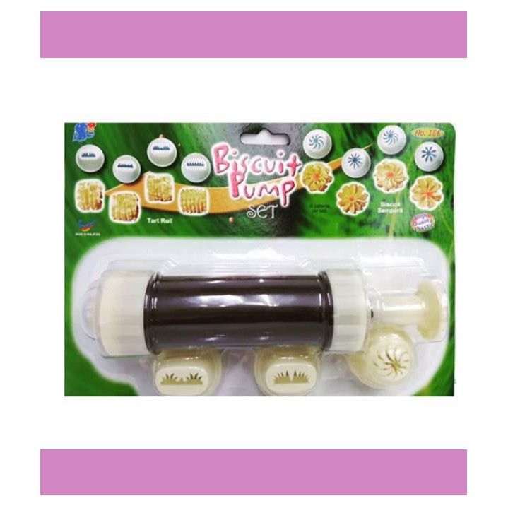 Mould Acuan Kuih Raya Plastic Samperit Biscuit Pump Set okqweq | Shopee ...