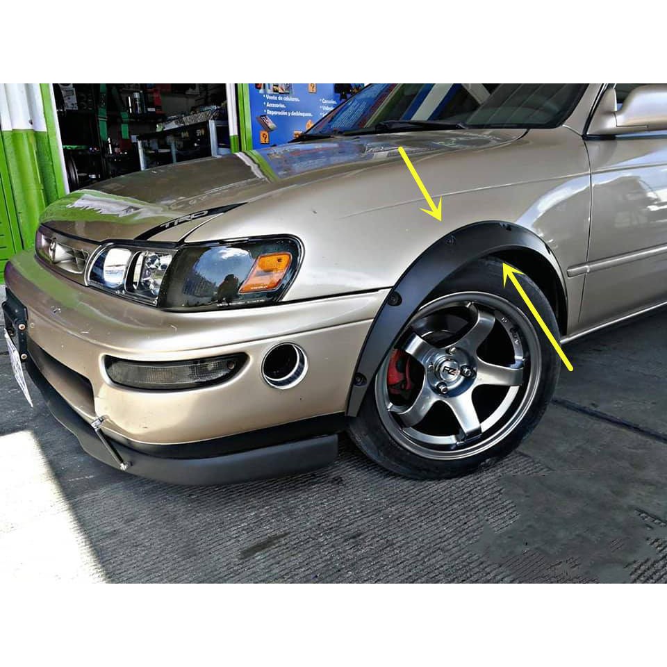 4pc JDM Universal Fender flare arch Wira Kancil Waja Ke70 Ke30 KE35 ...