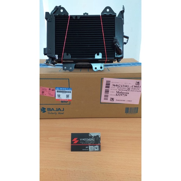 Modenas Pulsar NS200 Radiator Assembly *Genuine Bajaj Part* | Shopee ...