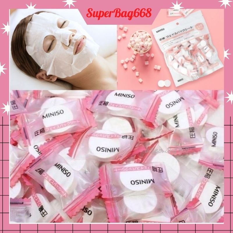 Miniso Paper Tablet Mask Moisturizing Detox | Shopee Malaysia