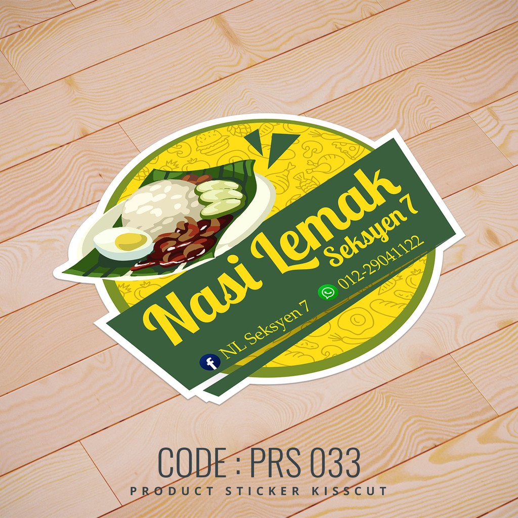 50PCS Sticker Label Product Murah | Stiker Label Produk Siap Potong ...