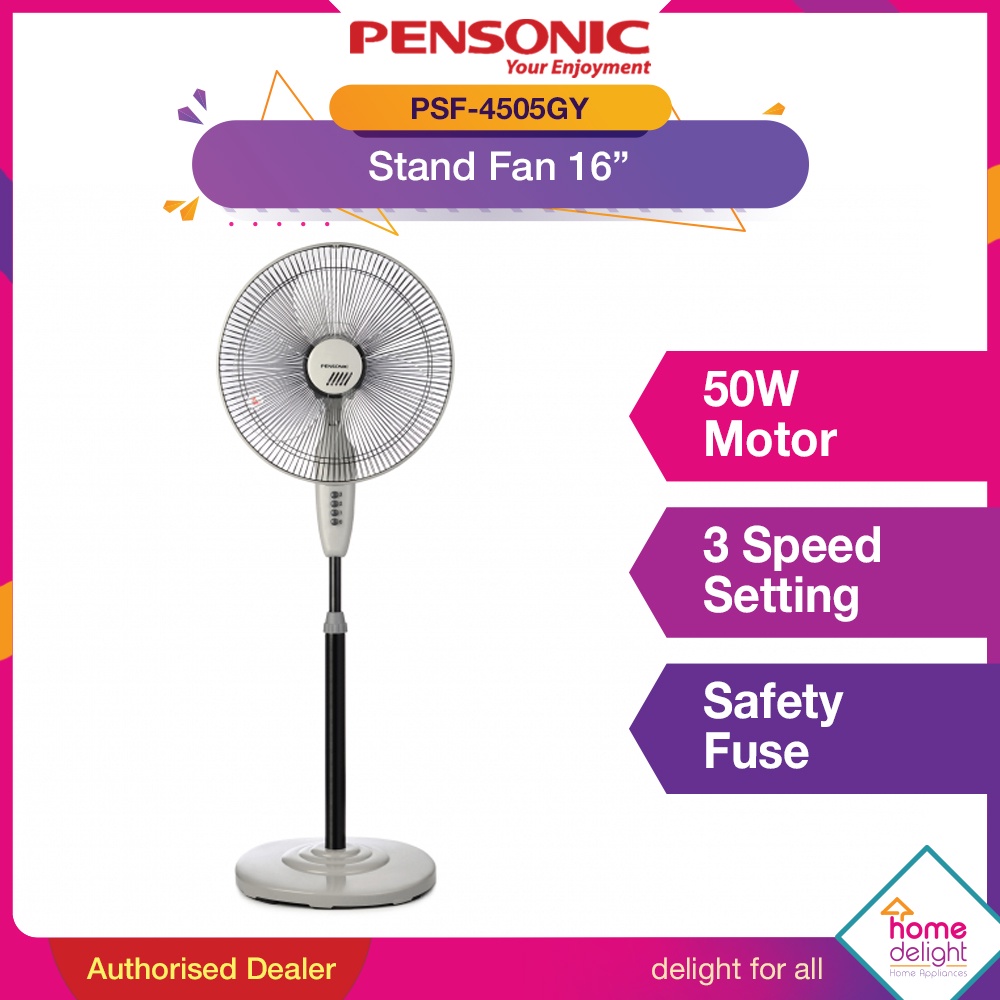 Pensonic Stand Fan 16" [PSF45 / PSF4504BG / PSF4505GY / PSF4502 ...