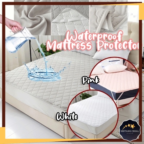 BC Waterproof Mattress Queen / King Protector Urine Bed Sheet Pads ...