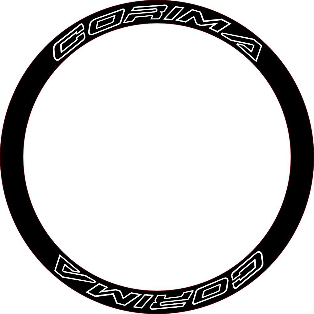 CORIMA Outline Wheelset Stickers Rim Decals For Road Bike 35/38/40/50 ...