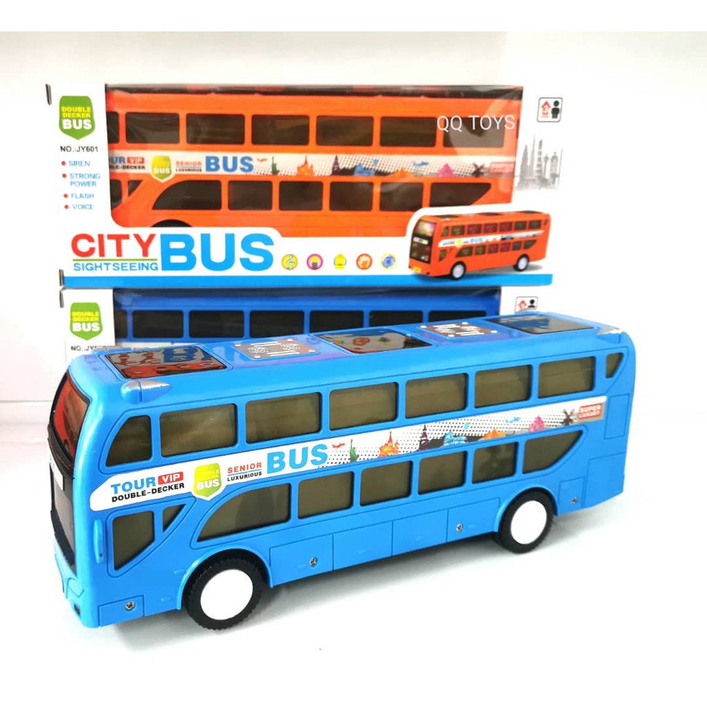City Bas With LED Light and Sound Mainan Budak City Bus 601 | Shopee ...