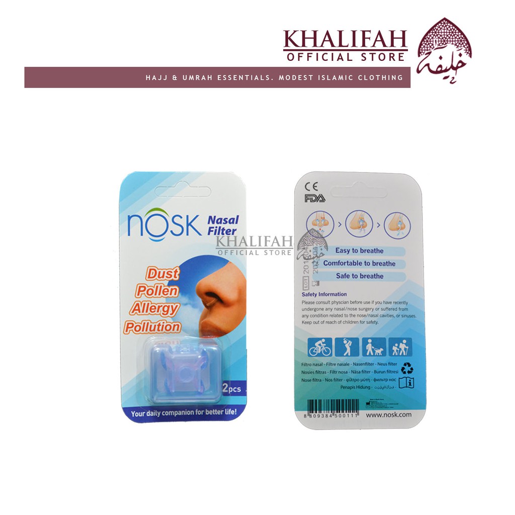 NOSK NASAL FILTER / PENAPIS HIDUNG FOR UMRAH HAJI | Shopee Malaysia