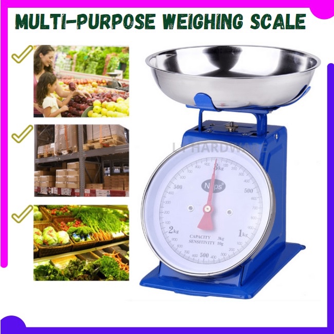 10KG Weighing Scale Kitchen Scale Mechanical Dial Spring Scale Timbang ...