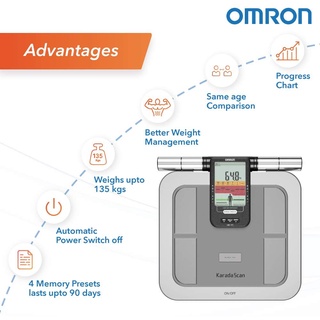 Omron HBF-375 | HBF-212 Karada Scan Body Composition Monitor Digital ...