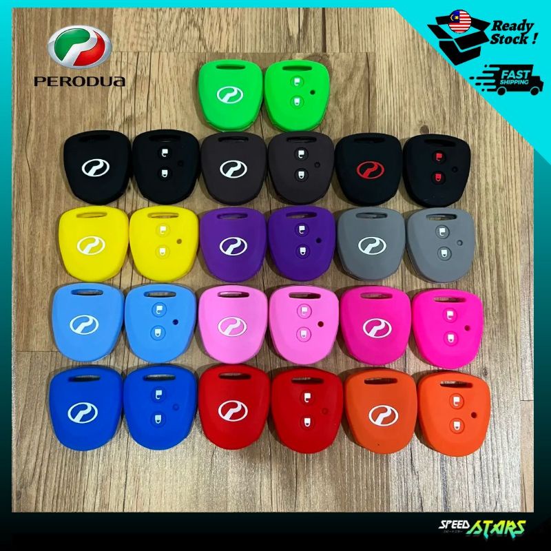 Perodua Axia key cover silicone 2 button GLOW IN DARK | Shopee Malaysia