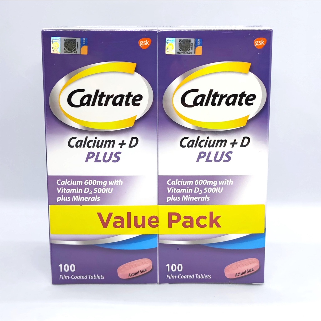 [FREE GIFT] NEW PACKAGING - Caltrate 600+D Plus (2 x100s+60s/ 2 x 100s ...