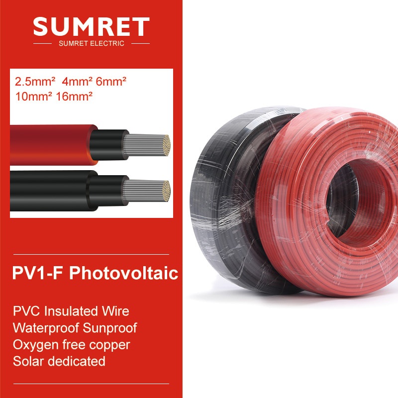 Solar PV Cable wire 2.5mm2 4mm2 6mm2 10mm2 16mm2 2pin solar power ...