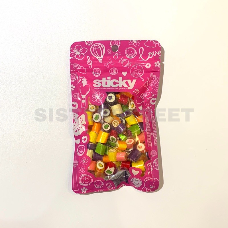 Ready Stock Sticky Candy Malaysia Handmade Candy Mix Fruits Sweet Sour ...