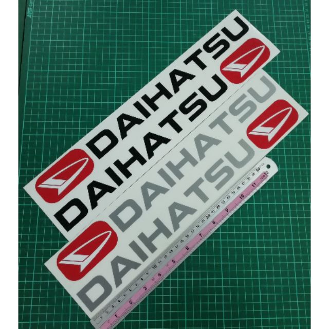 Sticker daihatsu (sticker side) | Shopee Malaysia