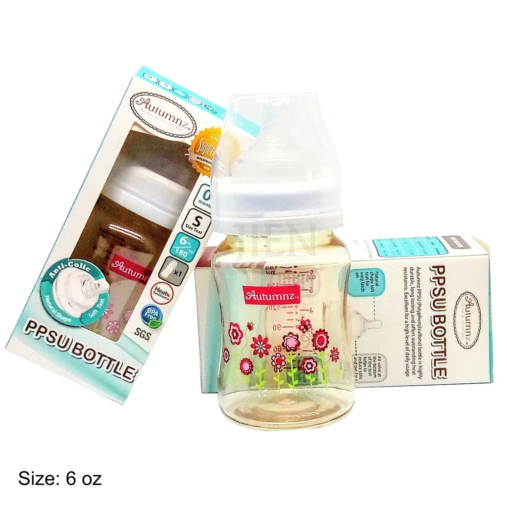 GENUINE Autumnz Botol Susu PPSU, Botol Feeding, Baby Bottle, Wide Neck, PPSU Bottle, Botol Susu ...
