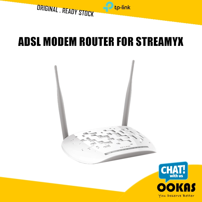 TP-Link TD-W8961N 300Mbps ADSL2+ Streamyx Wifi Modem Router | Shopee ...