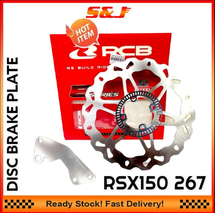 RCB CONVERT 267 DISC BRAKE PLATE Y15ZR Y15 Y16ZR LC135 4S SRL110 ...