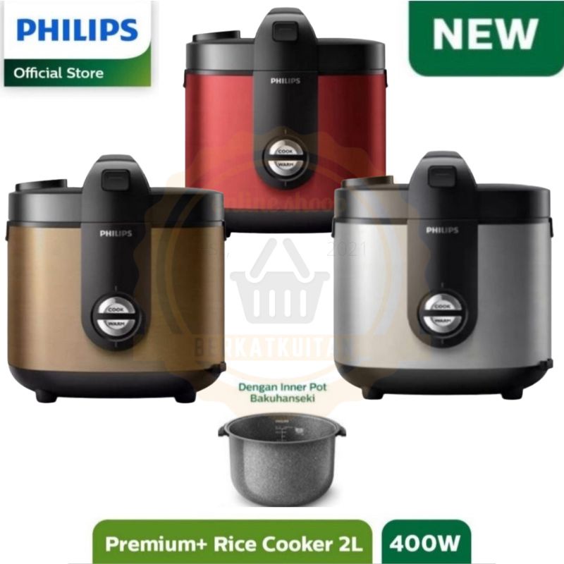 Magic Com PHILIPS Stainless Steel Thick Non-Stick Ceramic Pot Capacity ...