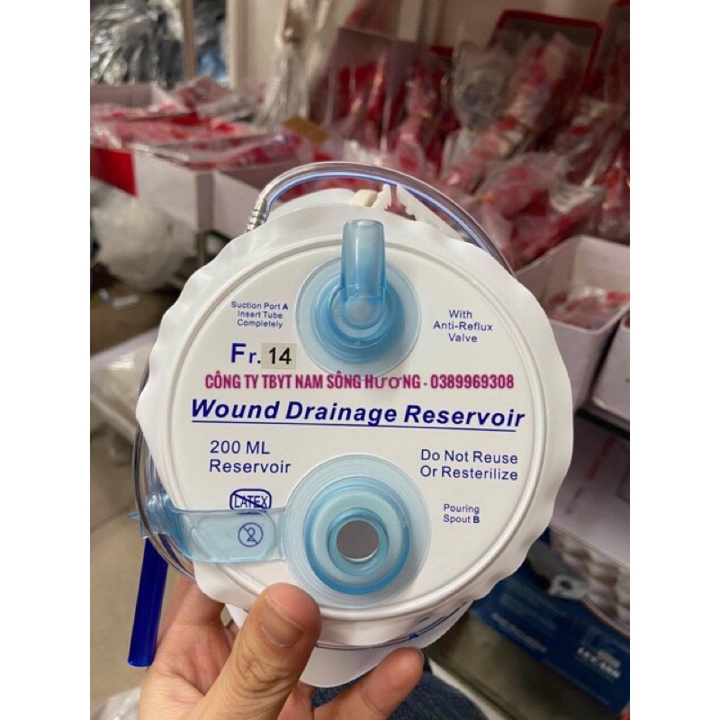 Wound Spring Drainage System 14fr 200ml 400ml Wound Negative Pressure ...