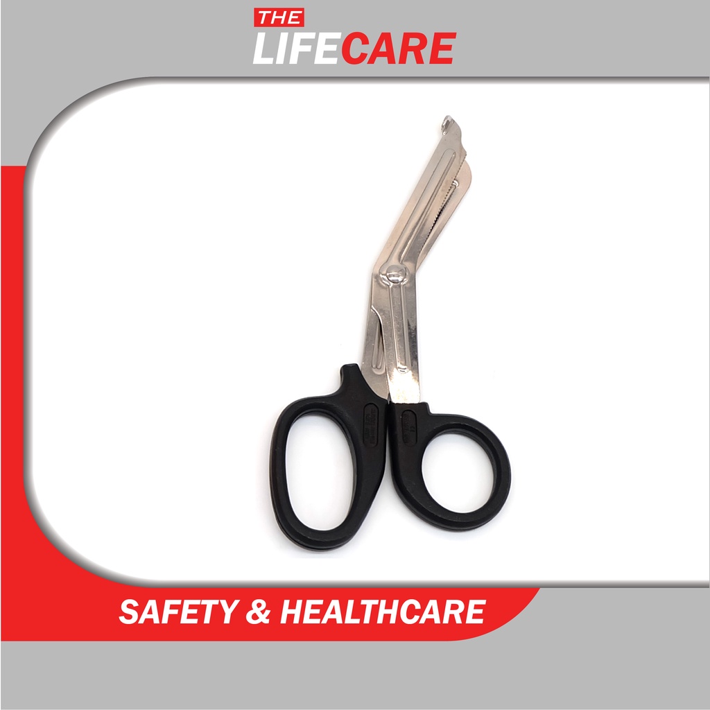 Utility Scissor Black Color Handle 15cm | Shopee Malaysia