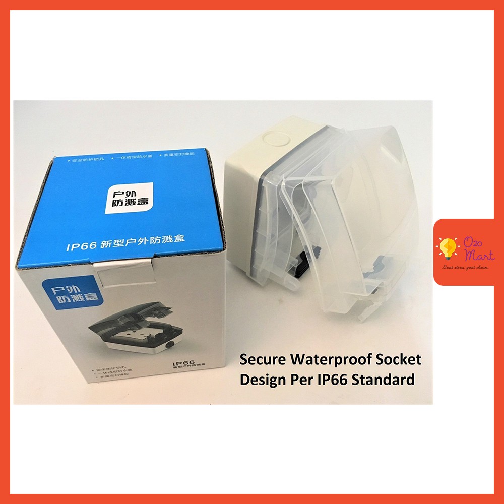 OUTDOOR WATERPROOF SWITCH COVER IP66 DESIGN | Shopee Malaysia