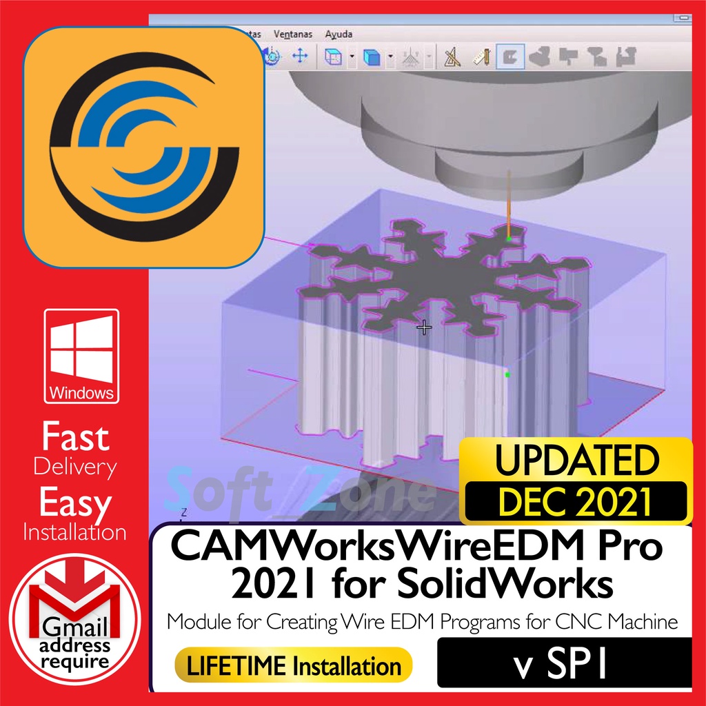 CAMWorks WireEDM Pro 2021 SP1 for SolidWorks - Module for Creating Wire ...