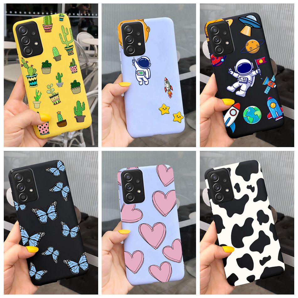 Samsung Galaxy A33 5G SM-A336B SM-A336E Cute Cartoon Painted Case SamsungA33 A 33 2022 Soft ...