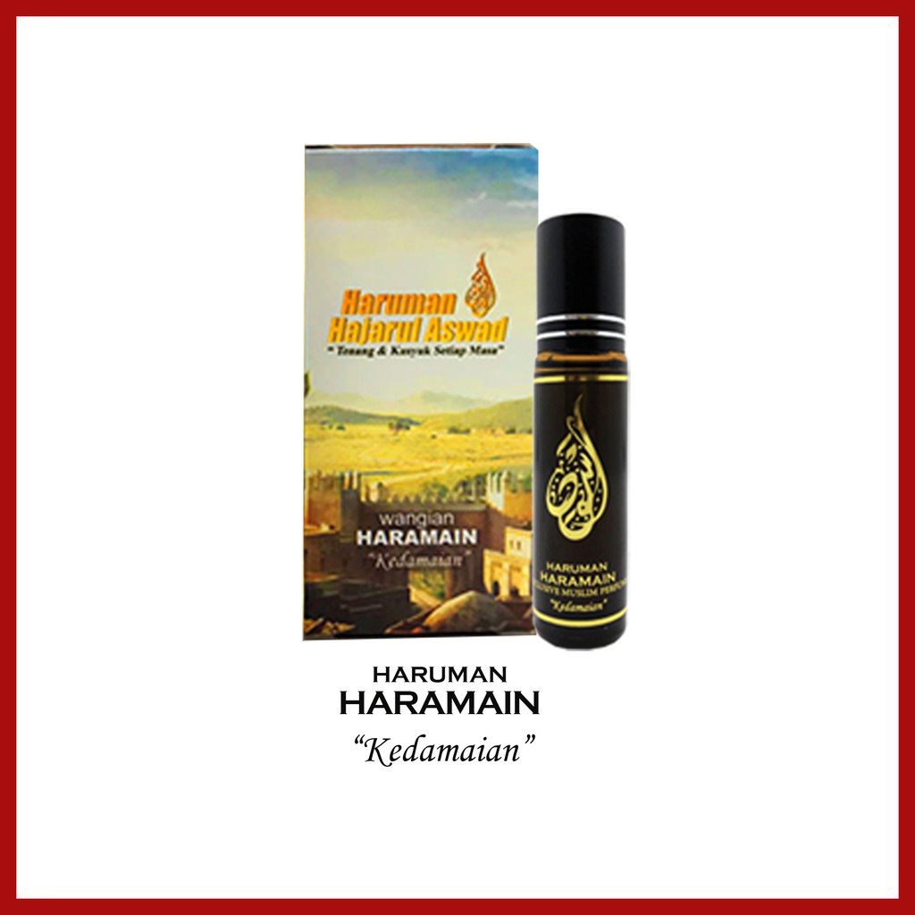 HARUMAN HAJARUL ASWAD, HARAMAIN, BAKHOUR 10 ml ROLL on MINYAK WANGI ...