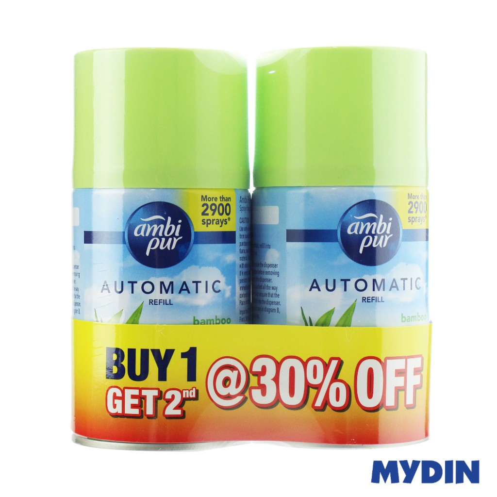 Ambi Pur InstantMatic Spray Refill Bamboo (250ml x2) | Shopee Malaysia