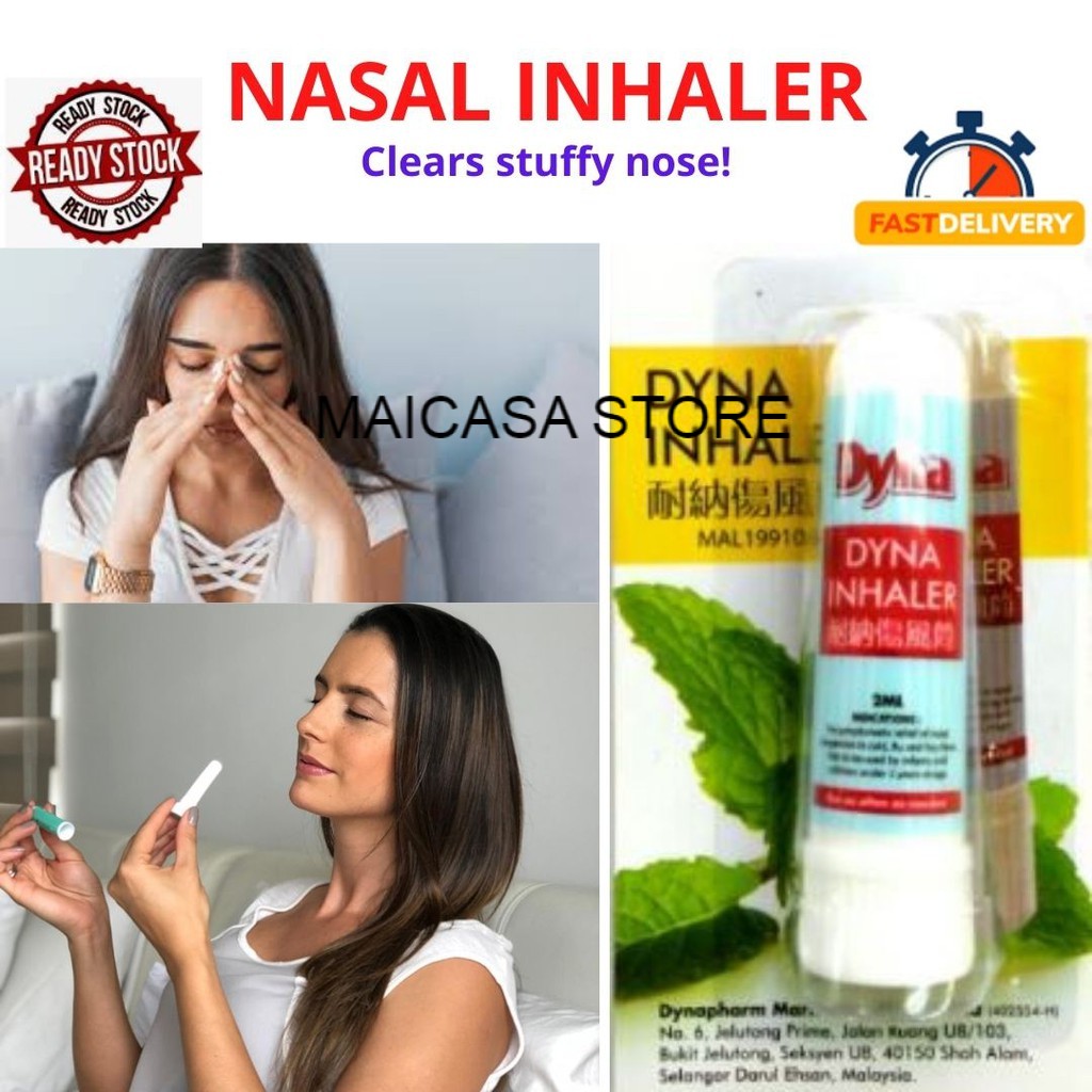SHIP NOW!- Nasal Inhaler Clears Stuffy Nose Prevent Nose Block Inhaler ...