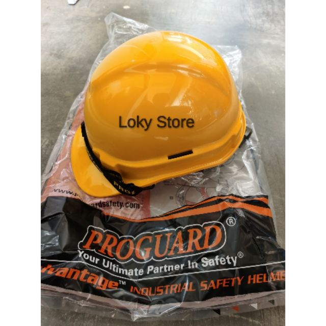 Proguard Sirim Safety Helmet(Yellow/White) | Shopee Malaysia