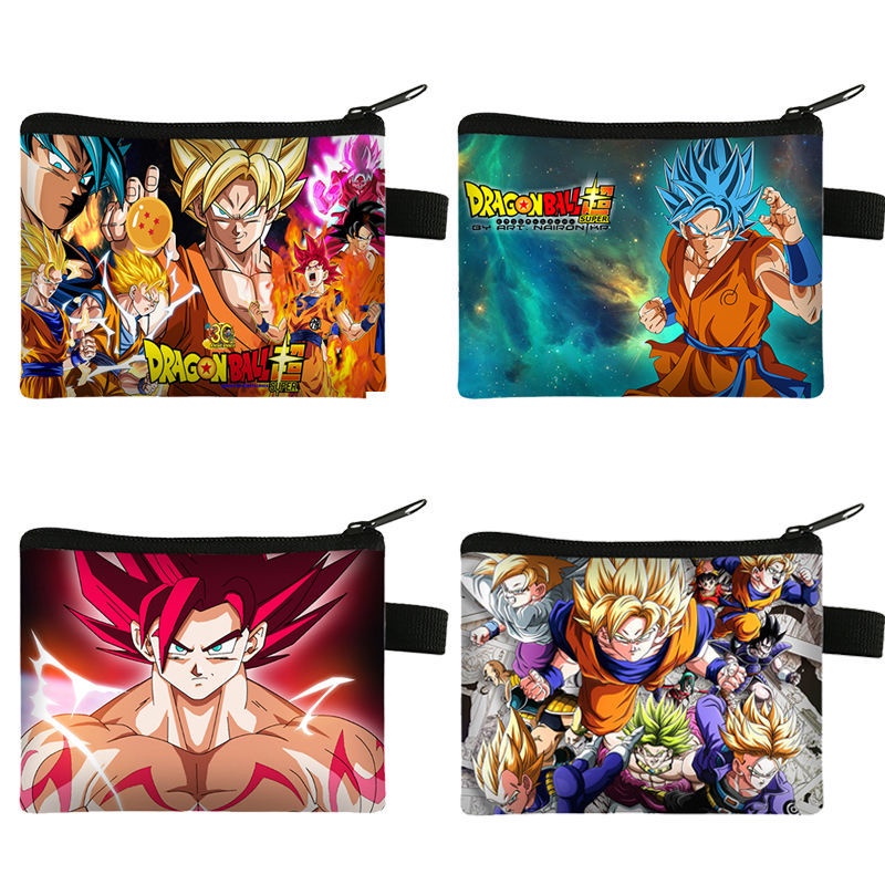 Anime Dragon Ball Goku mengelilingi beg duit syiling kanak-kanak lelaki ...