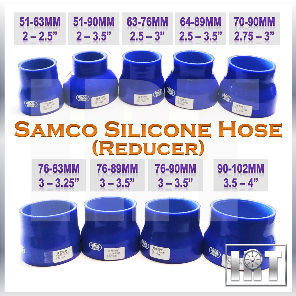 Reducer Samco Silicone Hose Filter Adapter Intake Intercooler Hos ...