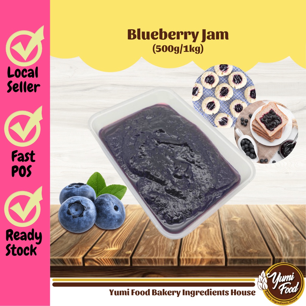 [READY STOCK] Blueberry Jam/ Jem Blueberi/ Baking Jam | Shopee Malaysia