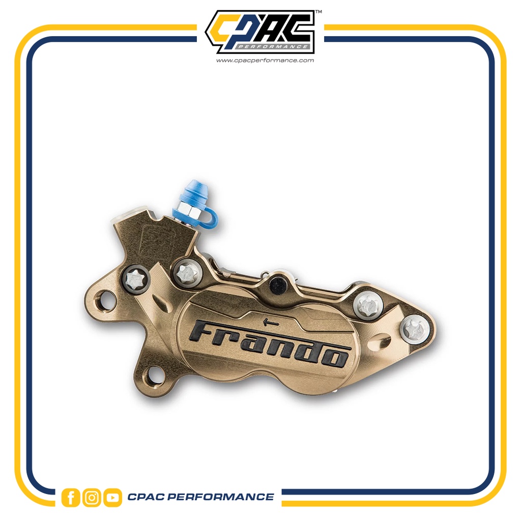 FRANDO F101 (RH) - 4 Piston CNC Brake Caliper (Axial) | Shopee Malaysia